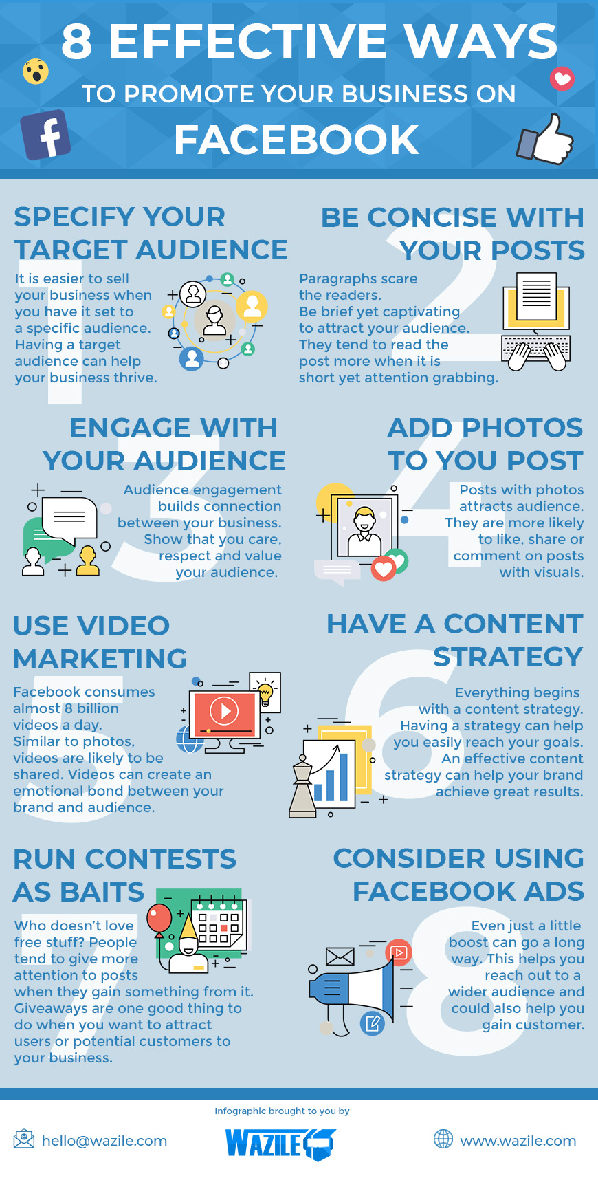 8 Effective Ways To Promote Your Business On Facebook WAZILE Inc 