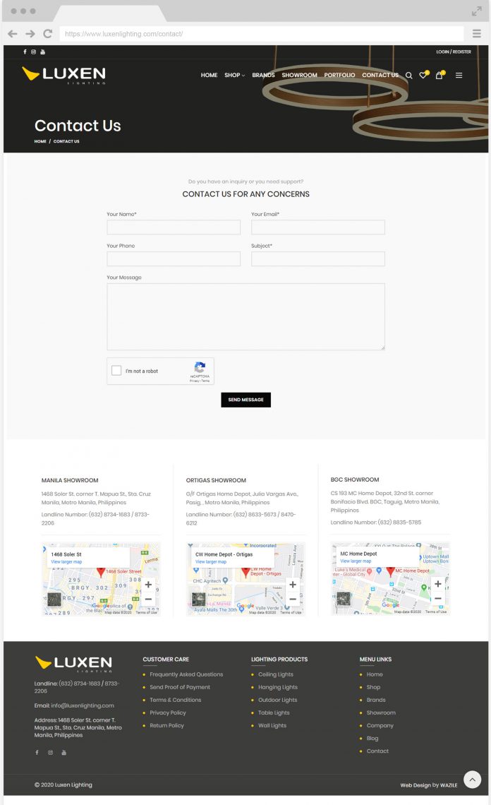 Luxen Lighting - WAZILE Inc.