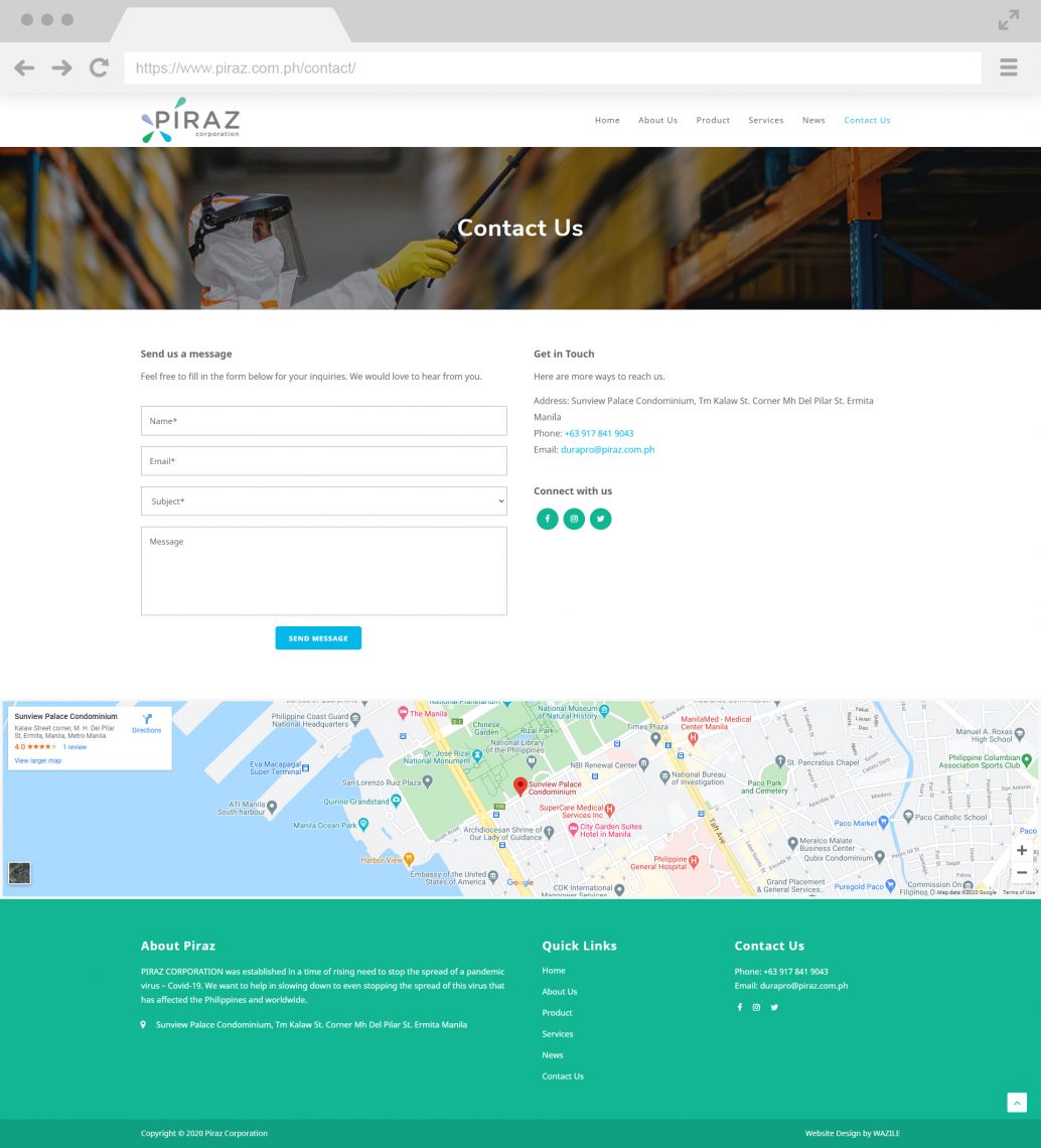 Piraz Corporation - WAZILE Inc.