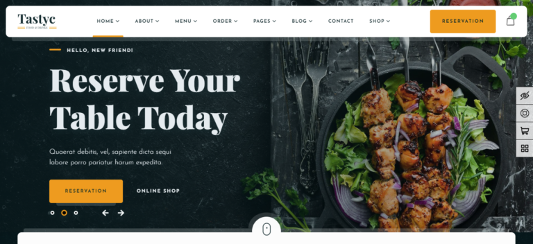 Explore 15 Restaurant & Cafe WordPress Themes for Your Food Business Website - WAZILE Inc.