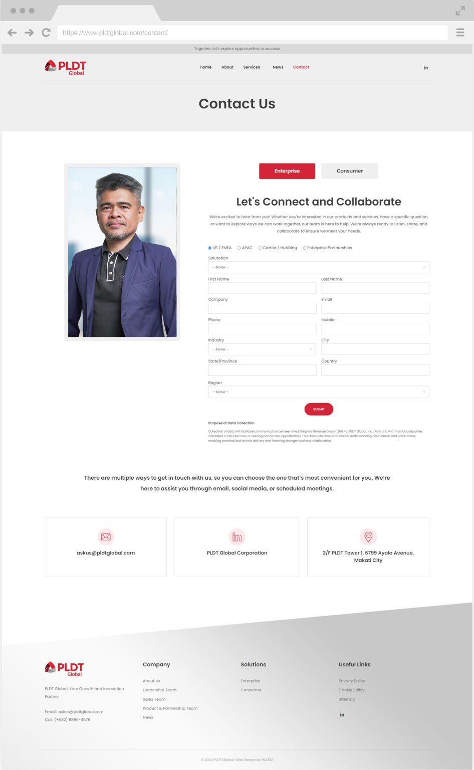 PLDT Global - WAZILE Inc.