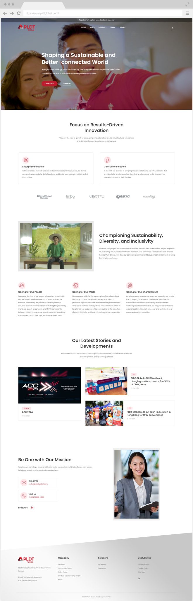 PLDT Global - WAZILE Inc.