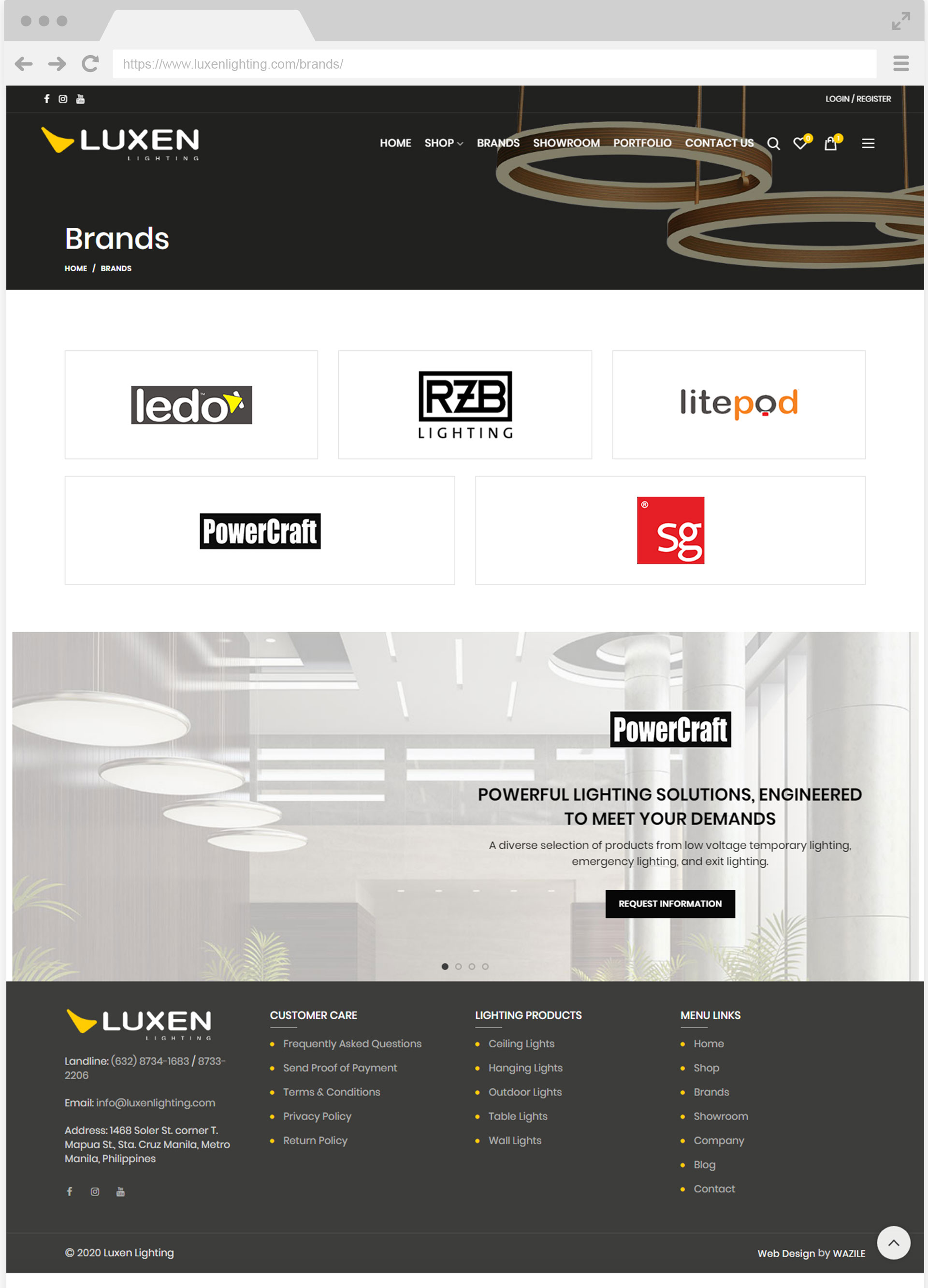 Luxen Lighting | WAZILE Inc. Work & Portfolio