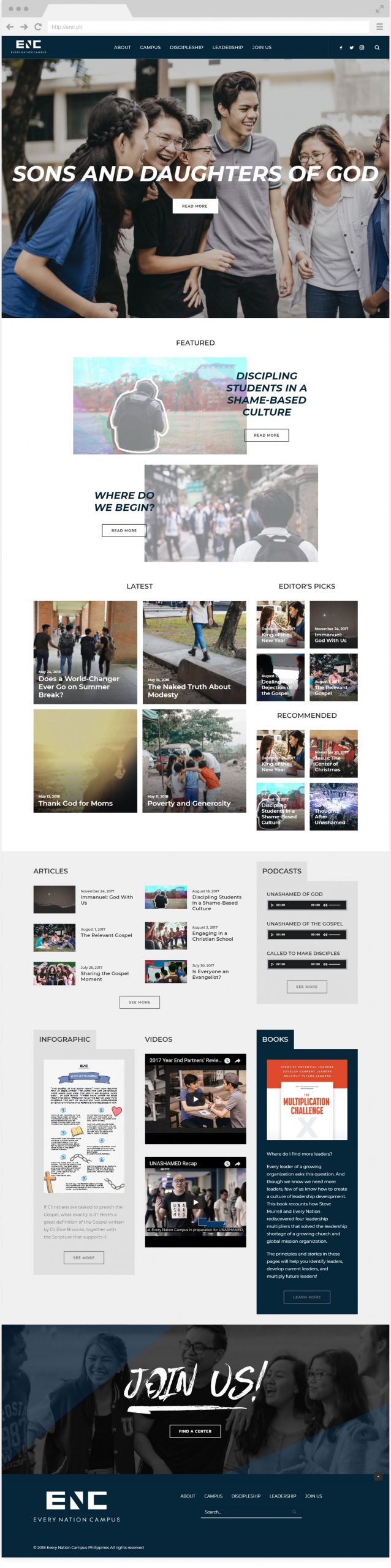 Every Nation Campus | WAZILE Inc. Work & Portfolio